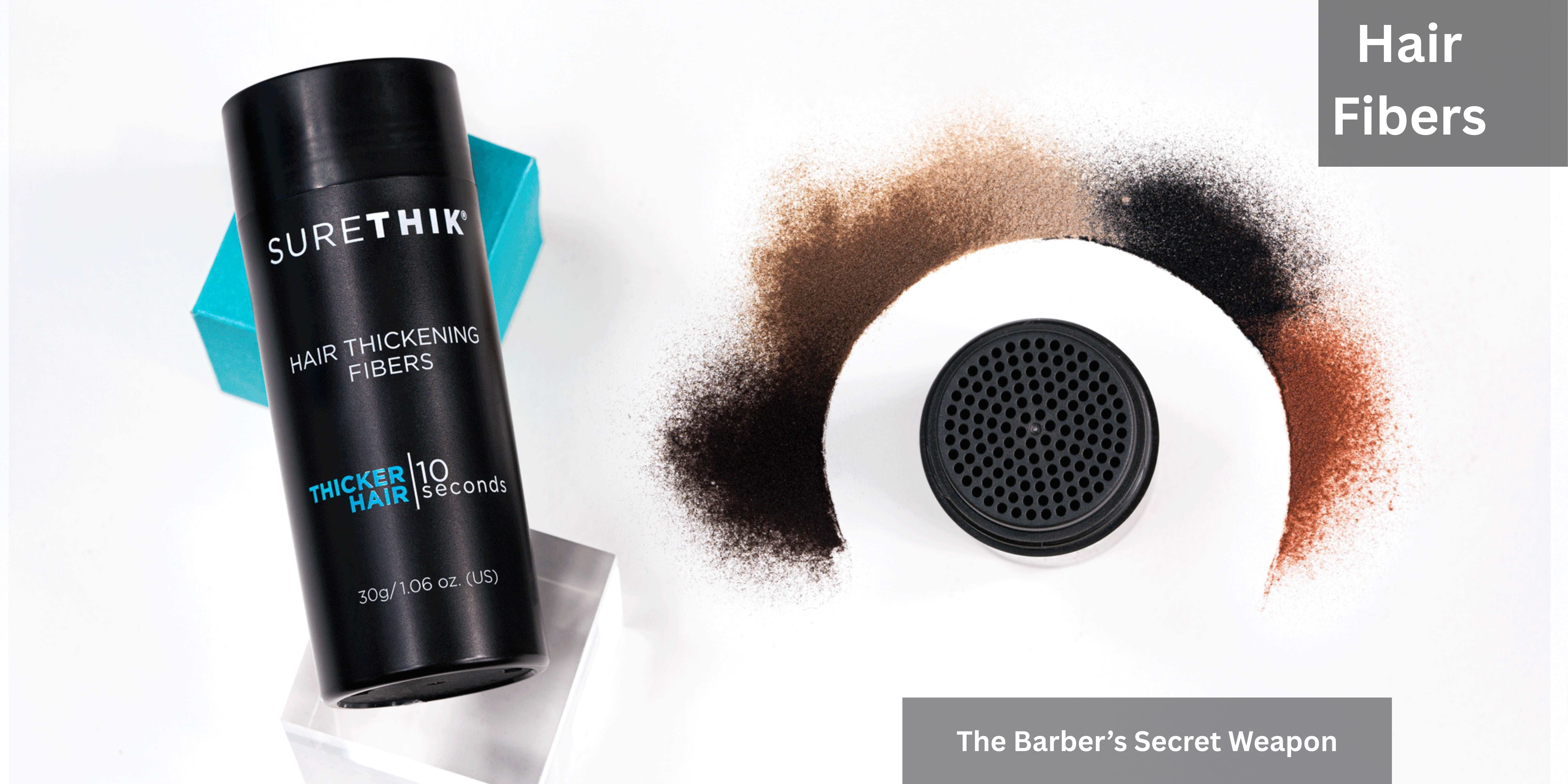 The Barber's Secret Weapon: How Hair Fibers Enhance Every Cut – SURETHIK