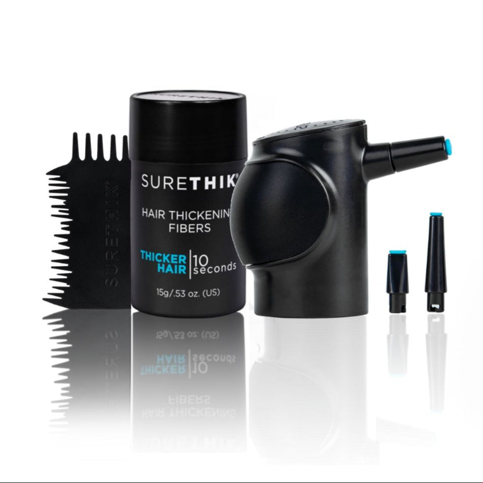 Hair Thickening Fibers 15g + Application Tools – SURETHIK